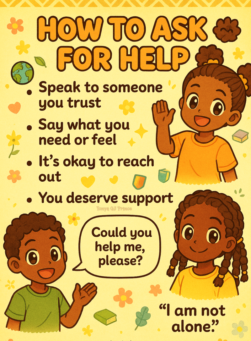 How to Ask for Help (Printable) - Rosa's Children