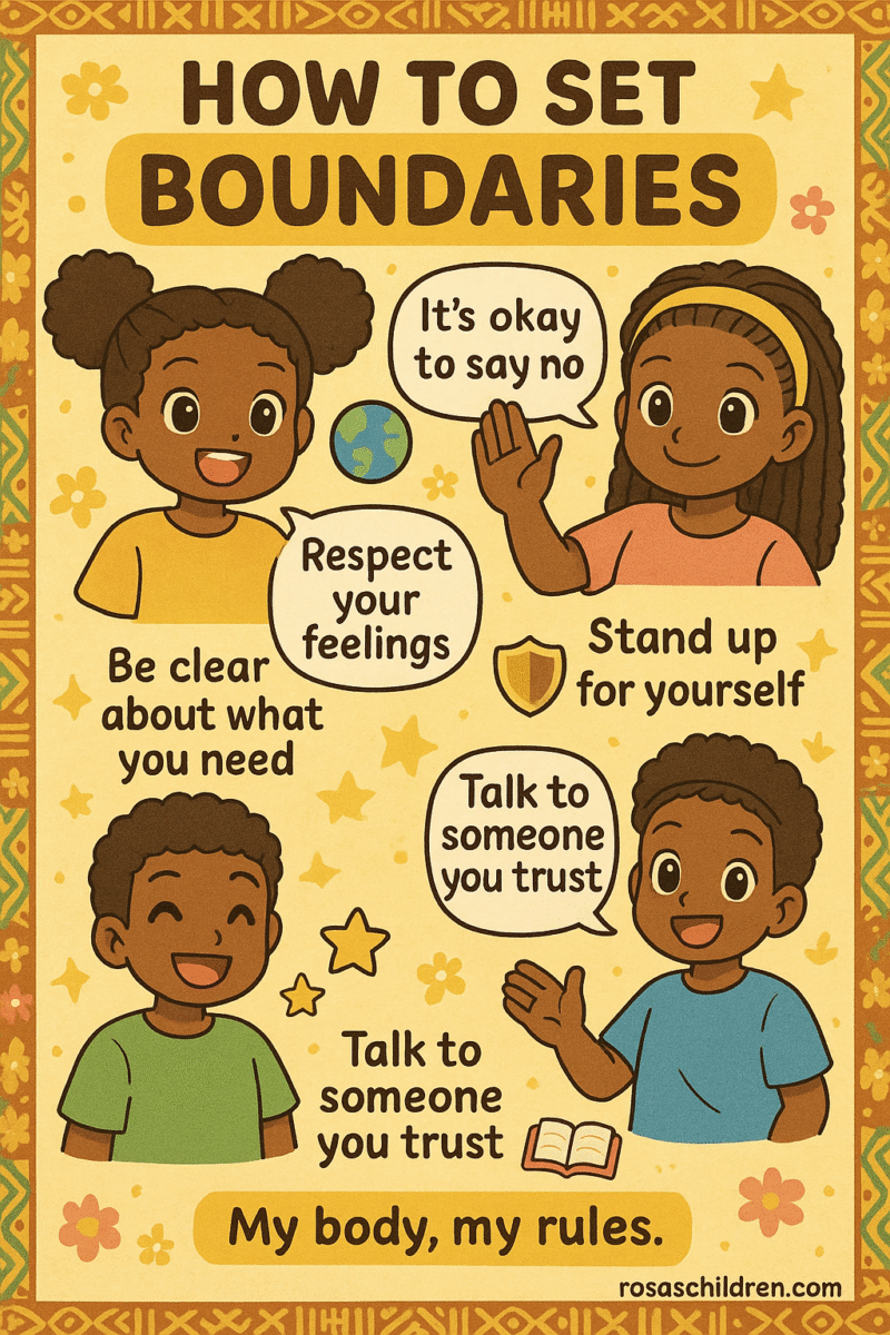 How to Set Boundaries (printable) - Rosa's Children
